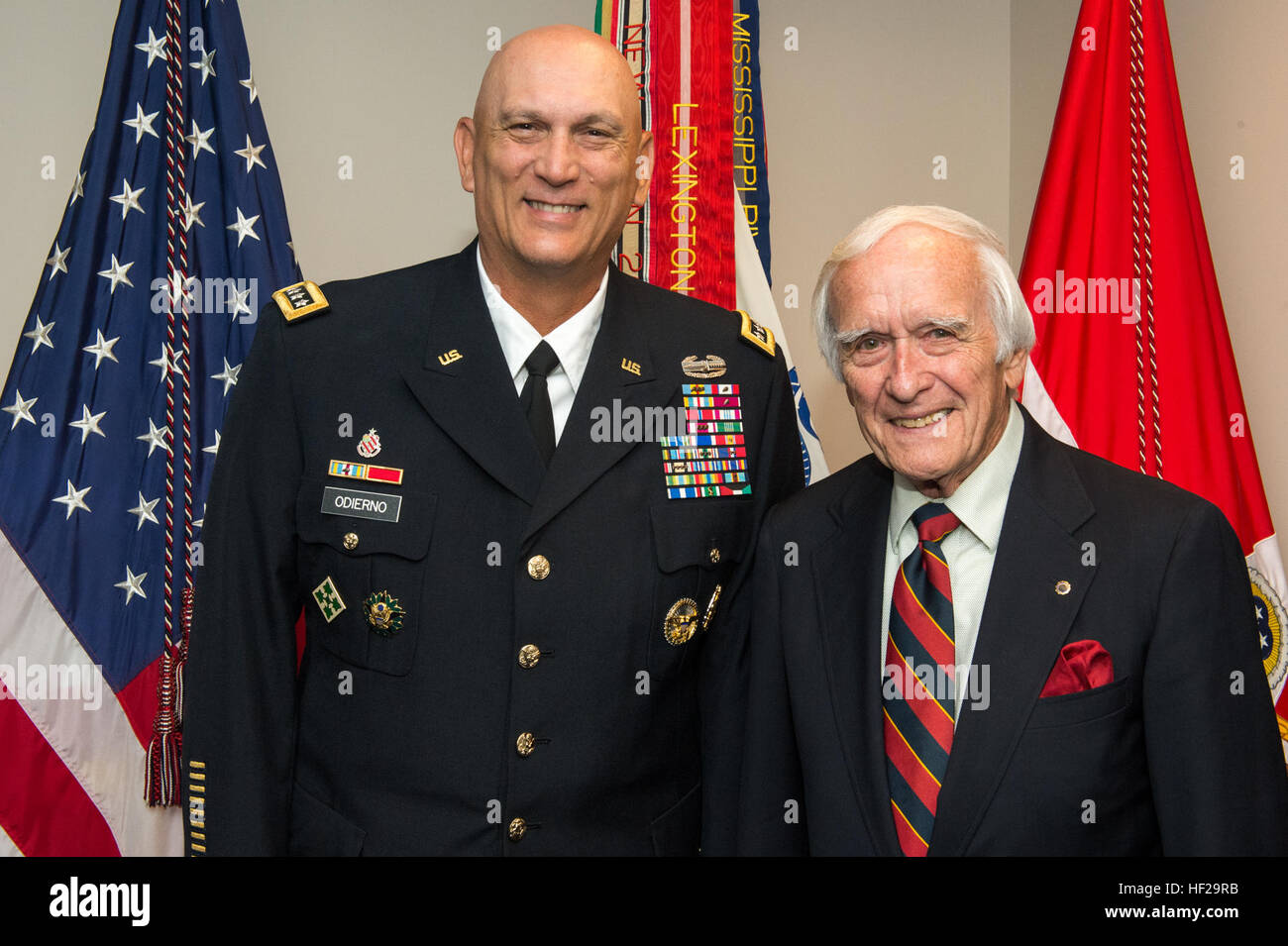 World War II veteran Sgt. Don Carter and U.S. Army Chief of Staff Gen ...