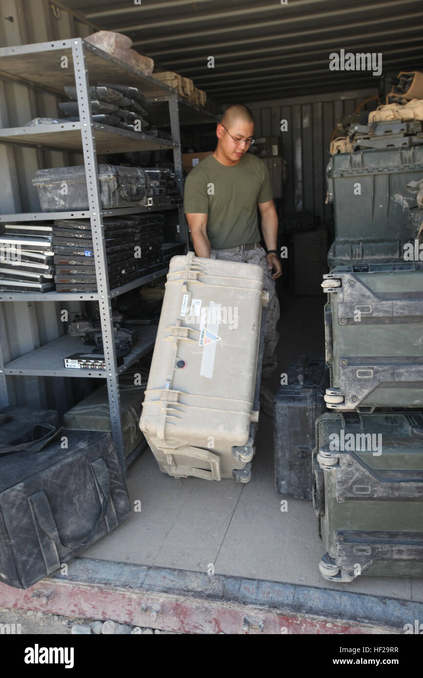 Corporal Tyler Vu, supply administration chief, 1st Battalion, 2nd ...
