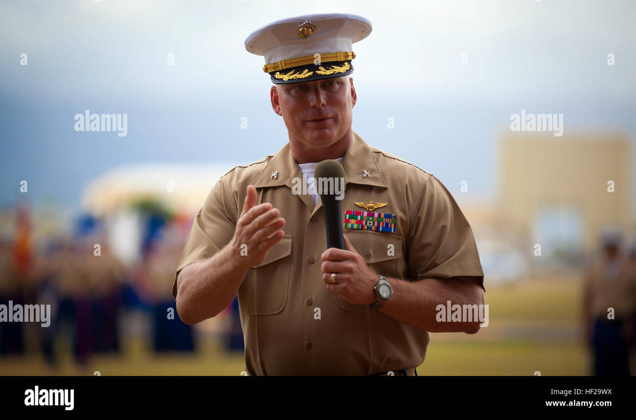 U.S. Marine Corps Col. Brian P. Annichiarico, Marine Corps Base Hawaii ...