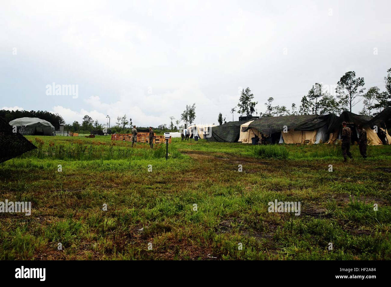 Members of Marine Wing Support Squadron 274 conduct command and control ...