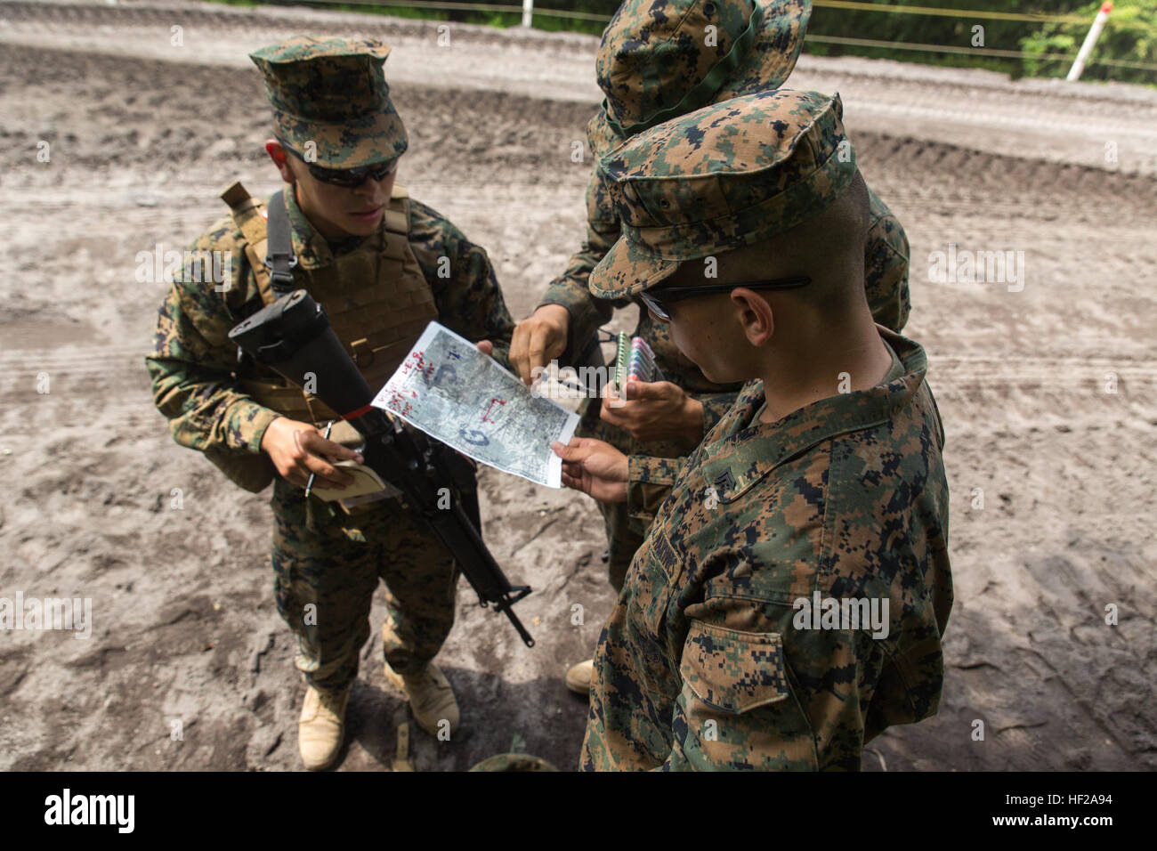 Combat Logistics Company 36 Marines test their land navigation skills ...