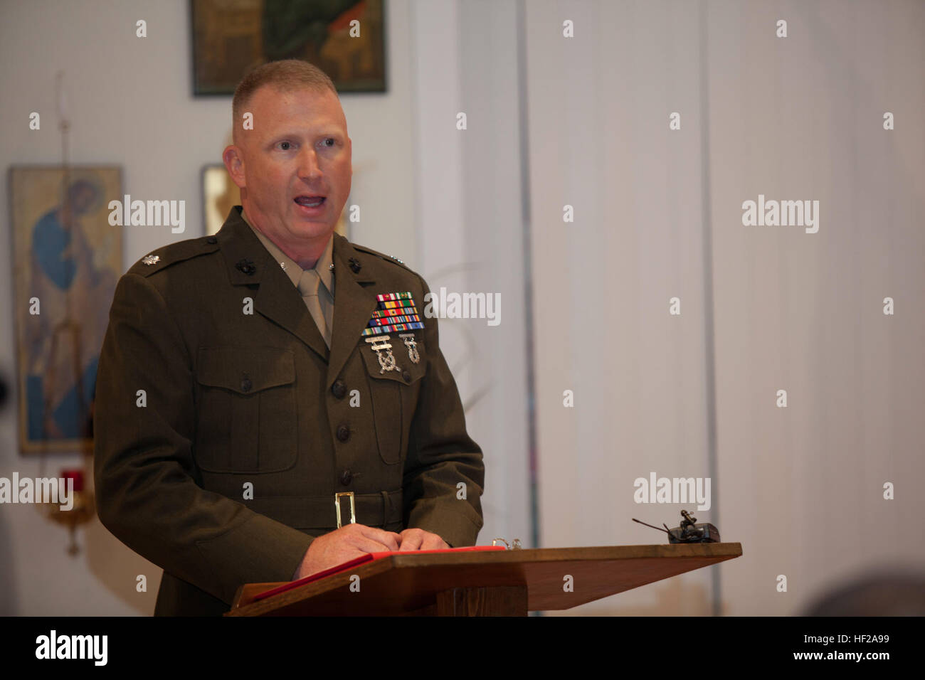 Lieutenant Colonel Michael J. Monroe, Commanding Officer, Logistics ...