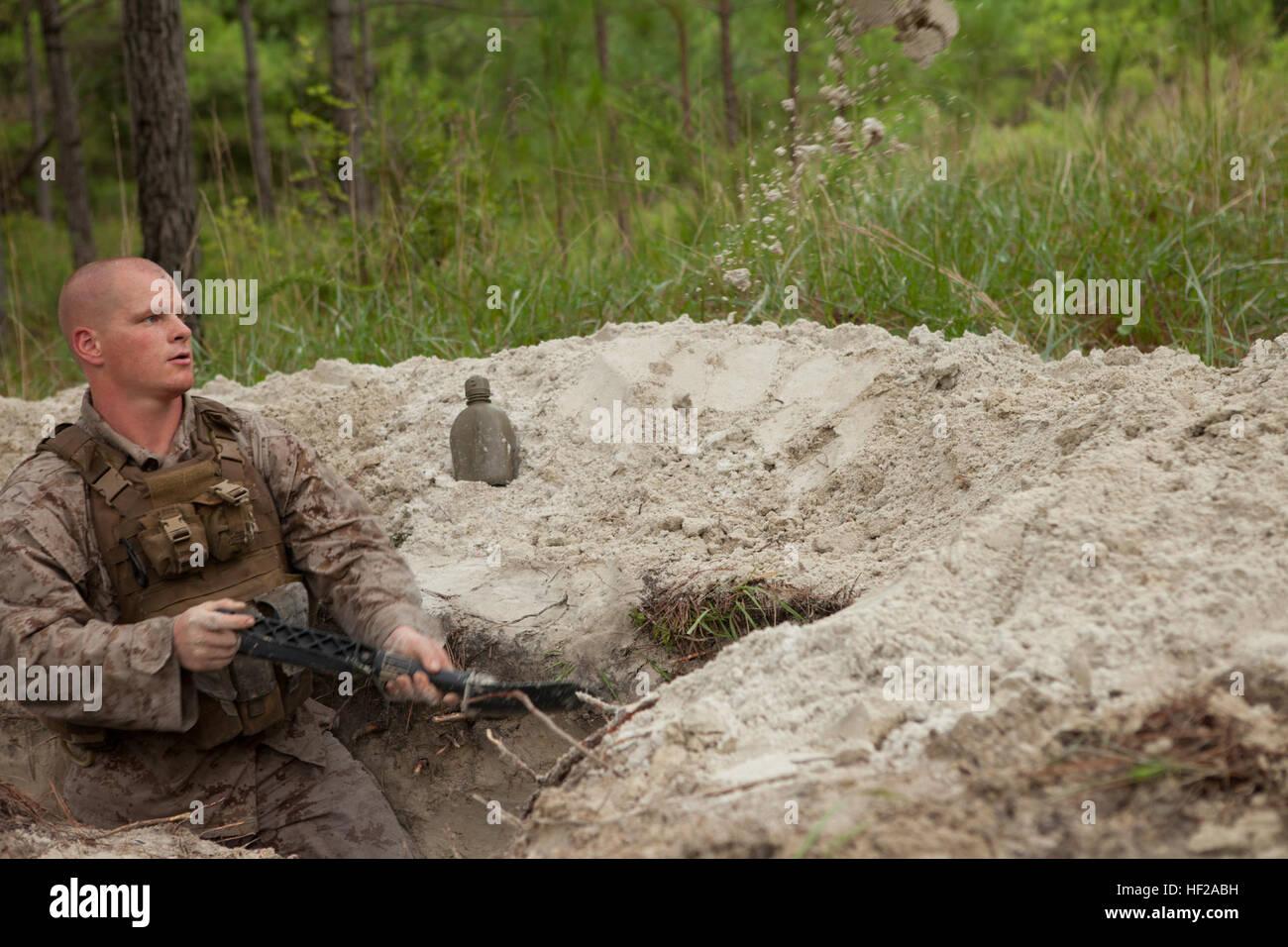 U.S. Marine Corps Lance Cpl. Ross Degerston, anti-tank missileman, 2nd ...