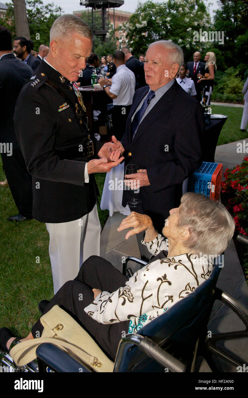 The Commandant of the U.S. Marine Corps, Gen. James F. Amos, left ...