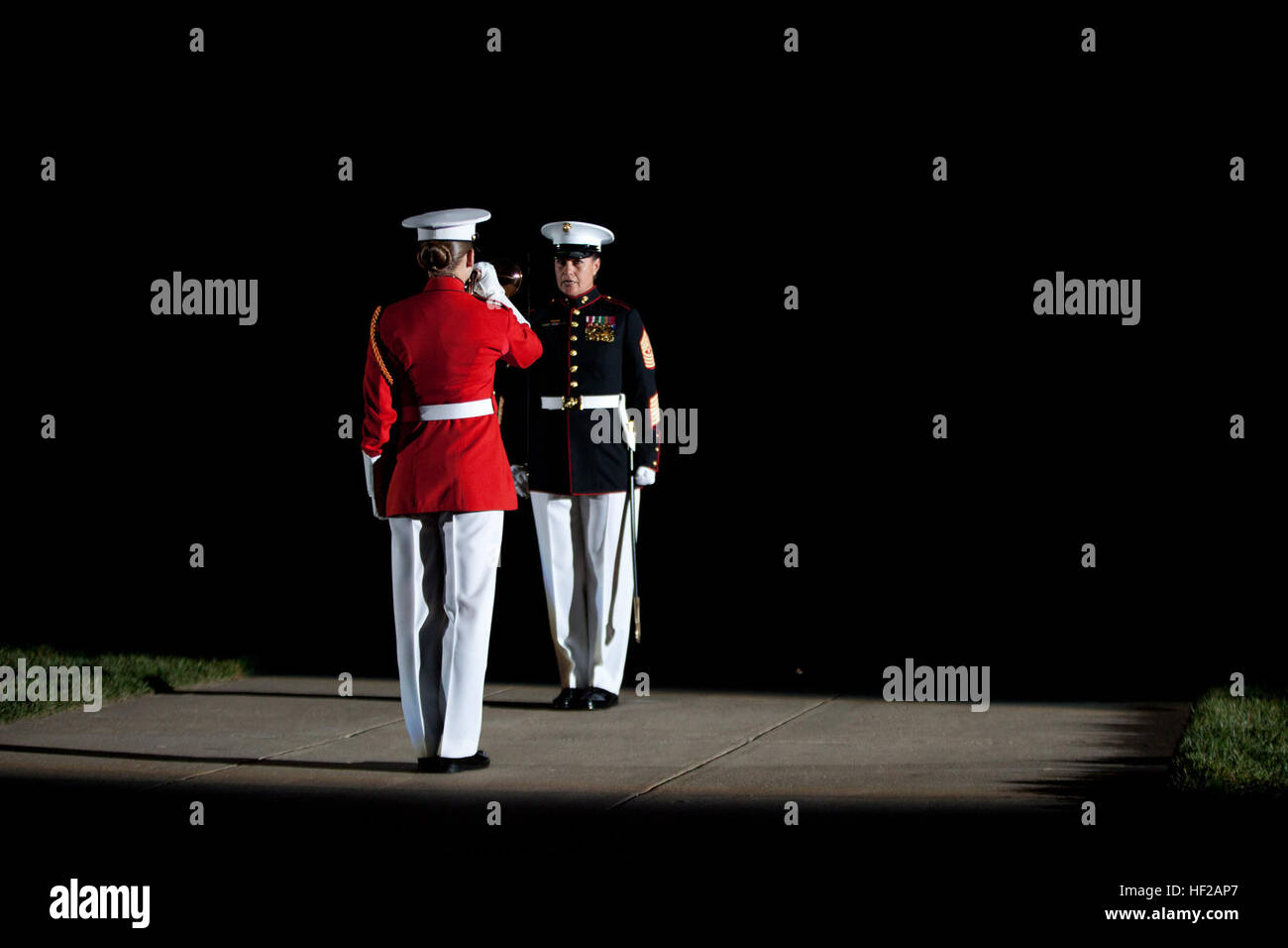The Sergeant Major of Marine Barracks Washington, Sgt. Maj. Angela ...