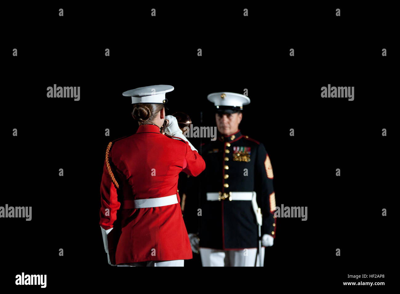 The Sergeant Major Of Marine Barracks Washington High Resolution Stock ...