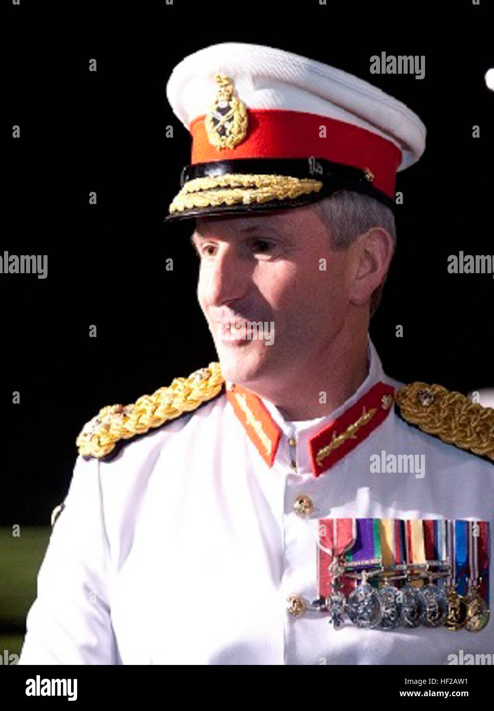 The Evening Parade guest of honor, Commandant General of the British ...