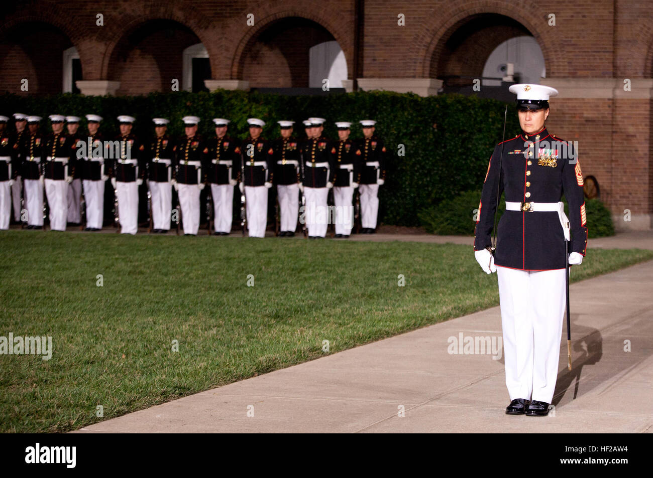 The sergeant major of marine barracks washington hi-res stock ...
