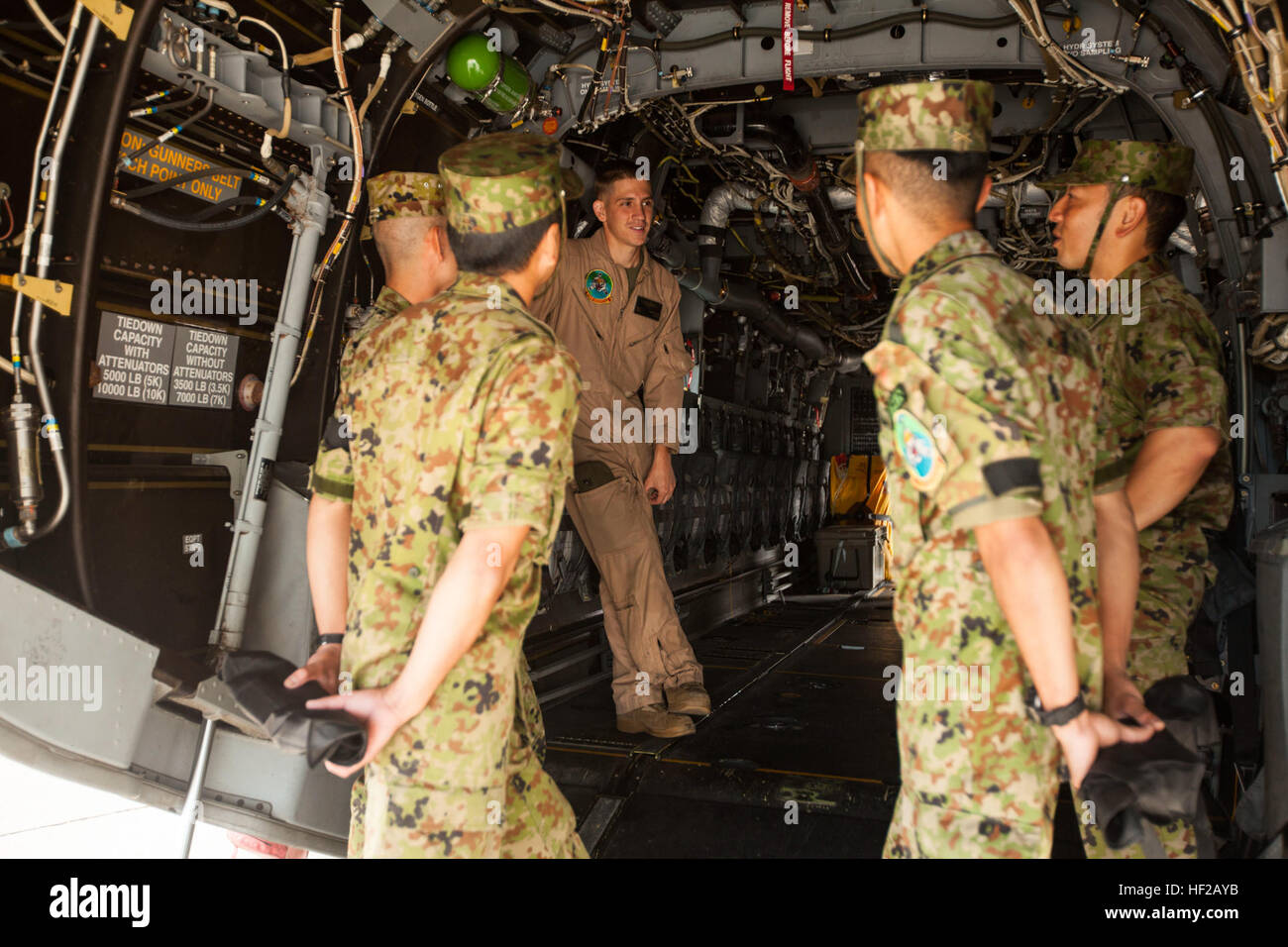 Corporal Nathan Zimmerman, crew chief with Marine Medium Tiltrotor ...