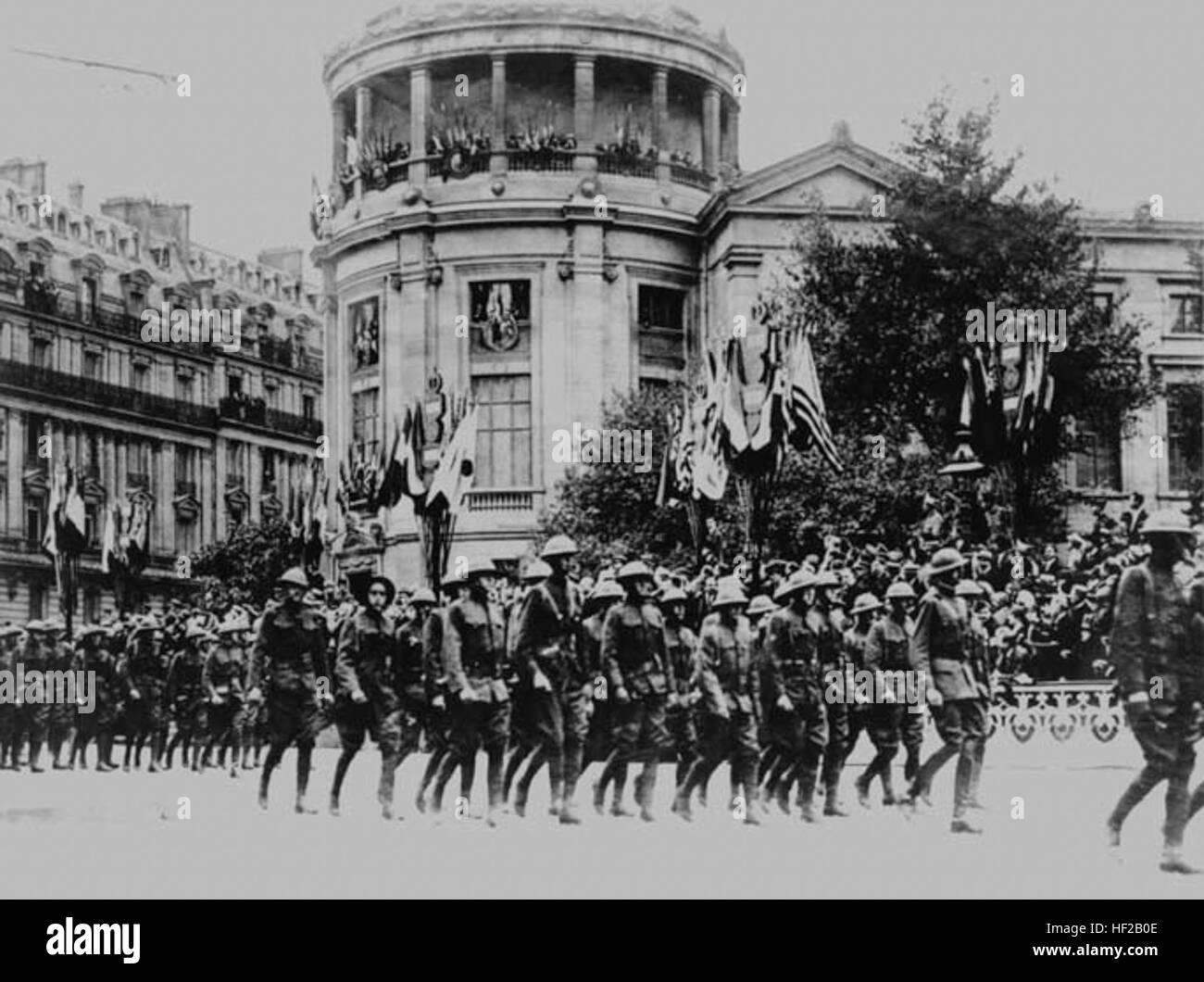 WWI Victory Parade Stock Photo - Alamy
