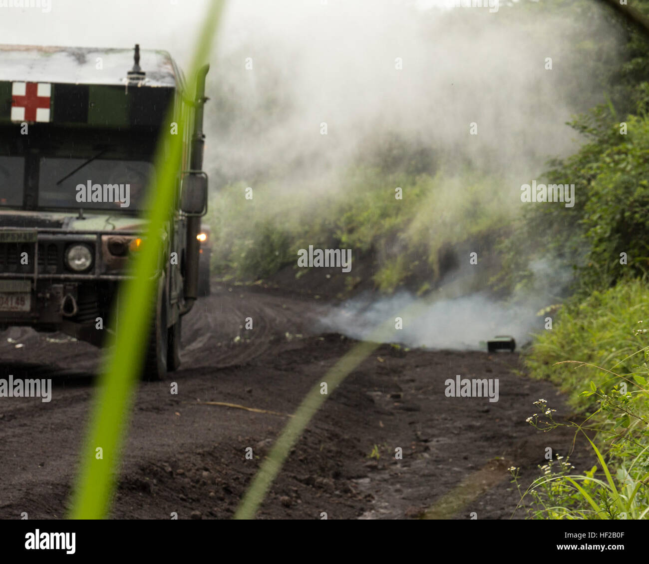 An M997A2 Humvee High Mobility Multipurpose Wheeled Vehicle ambulance ...