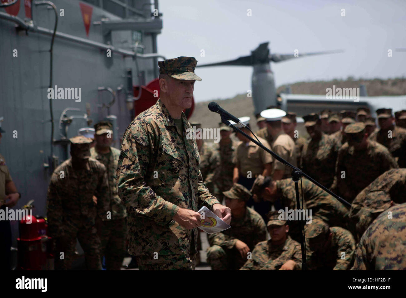 Brigadier Gen. David Coffman, commander of U.S. Marine Corps Forces ...
