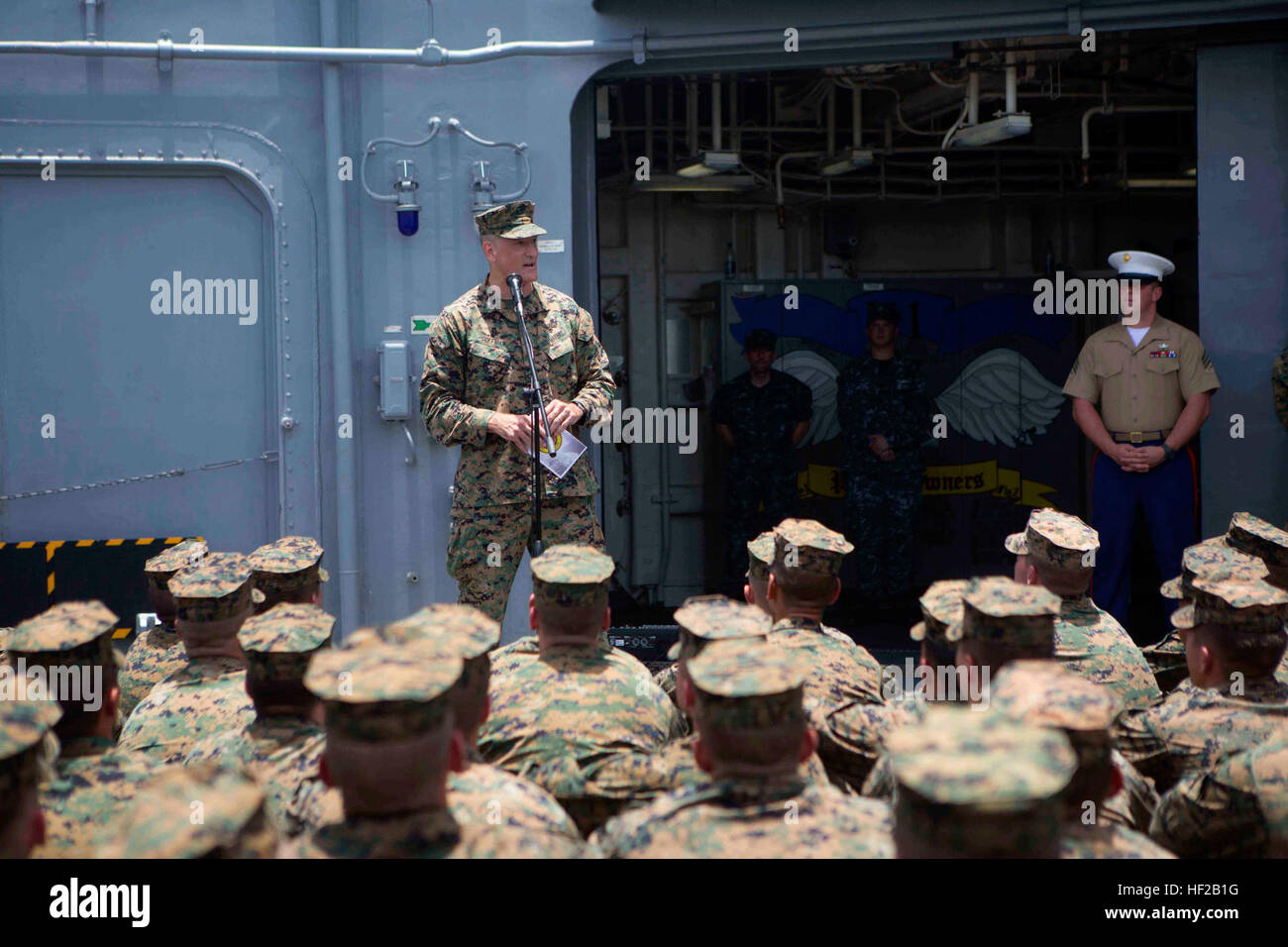 Brigadier Gen. David Coffman, commander of U.S. Marine Corps Forces ...