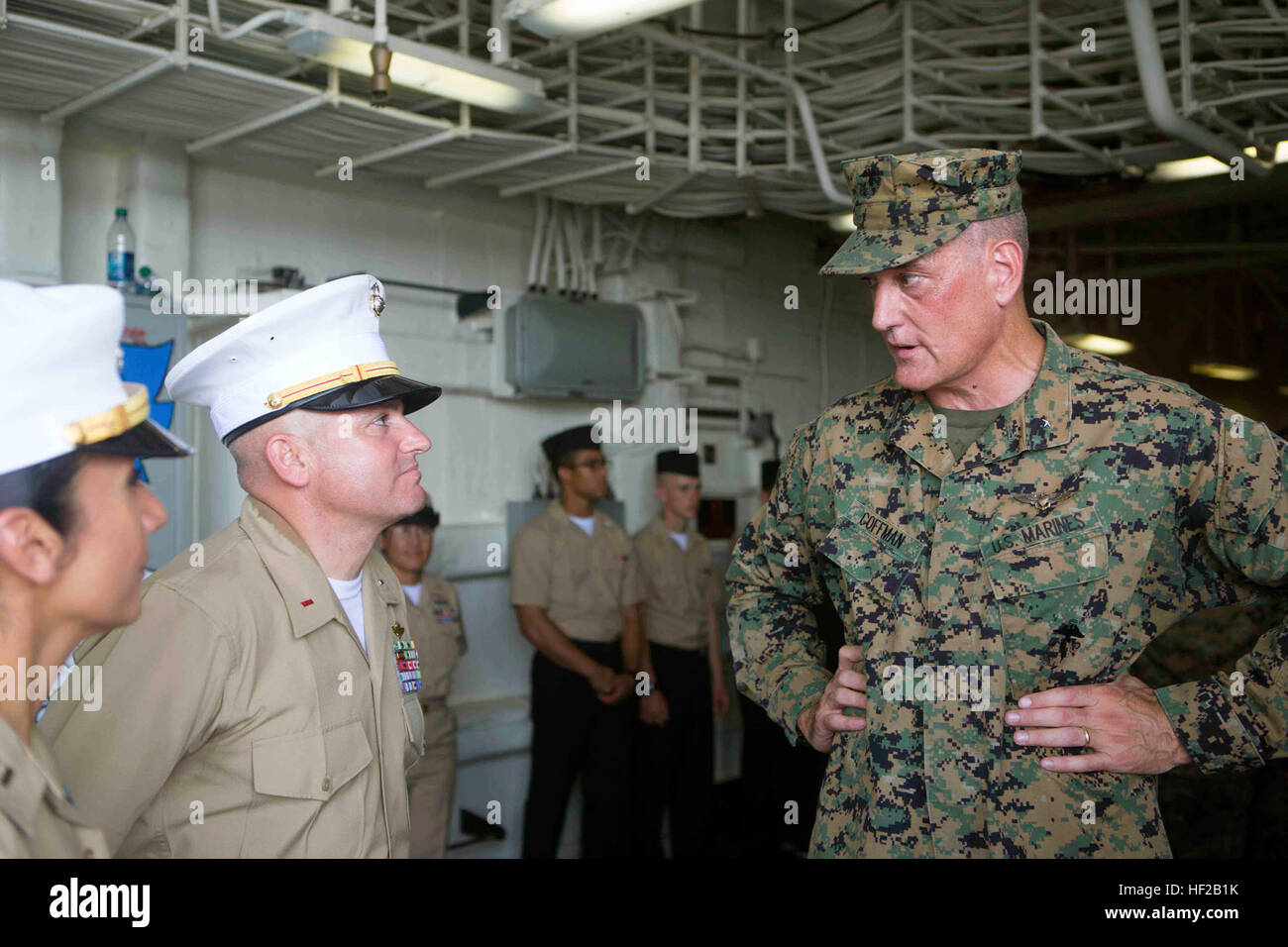 Brigadier Gen. David Coffman, commander of U.S. Marine Corps Forces ...