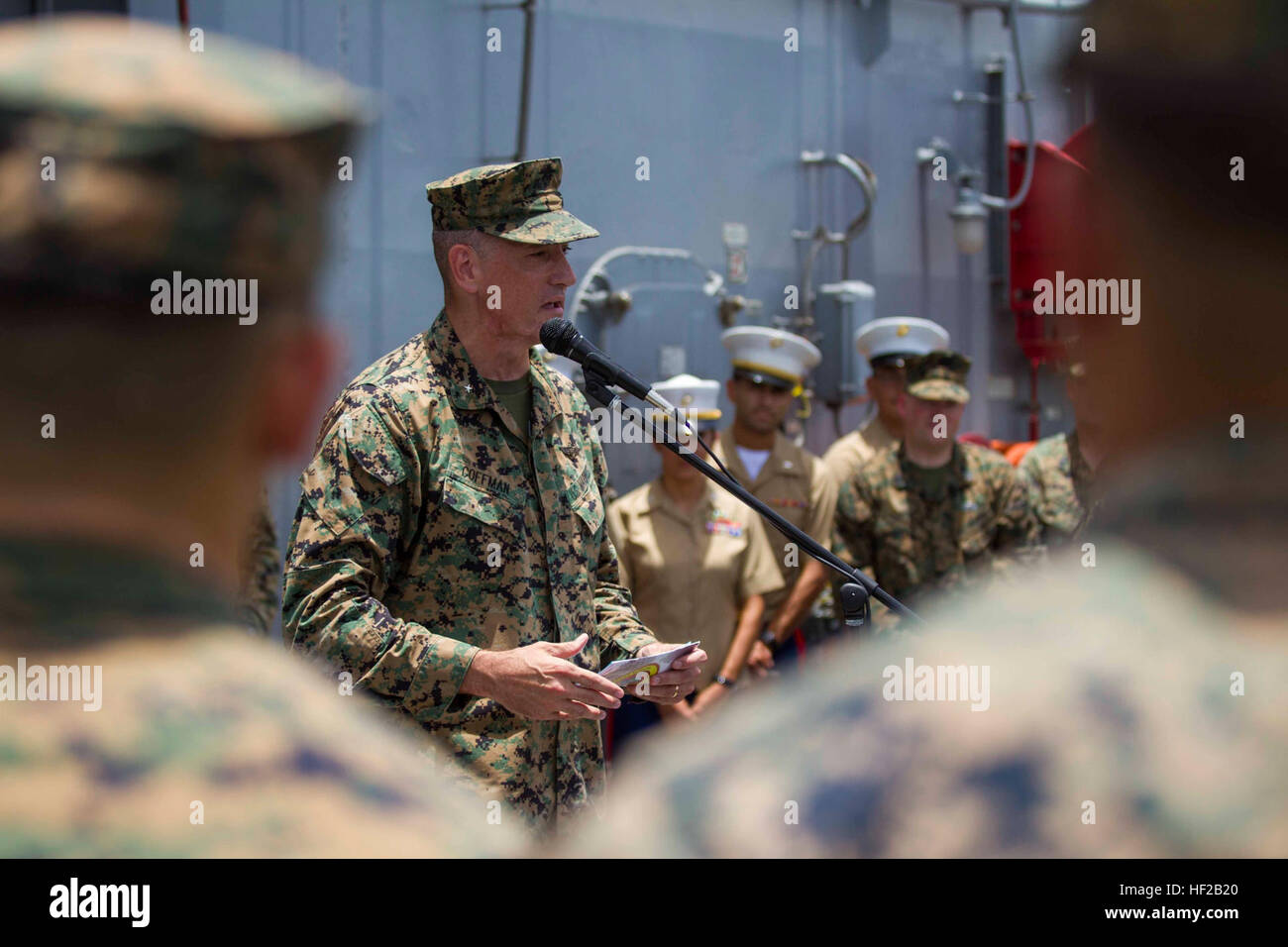 Brigadier gen david coffman commander hi-res stock photography and ...