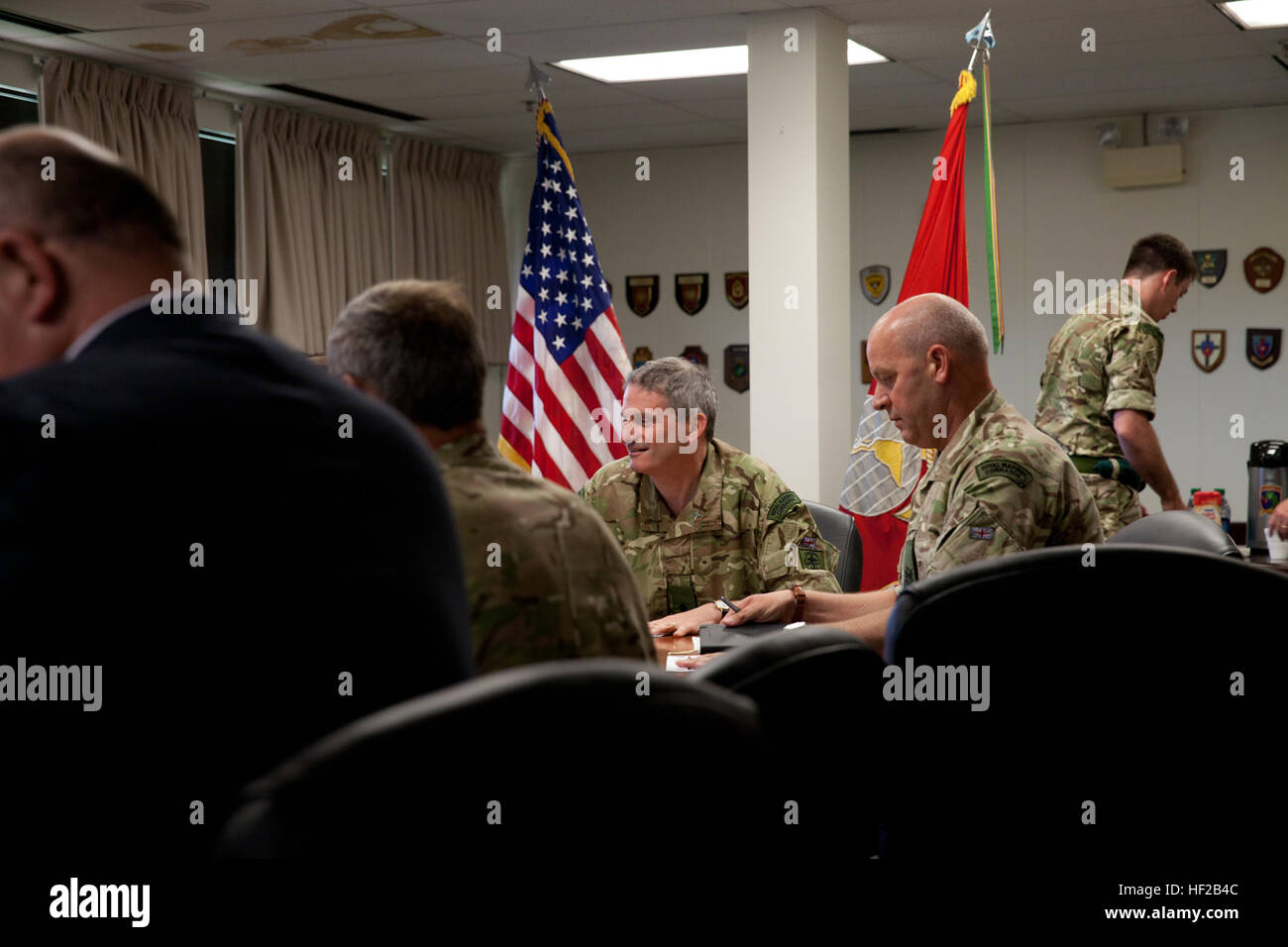 The Commandant General of the British Royal Marines, Maj. Gen. Martin ...