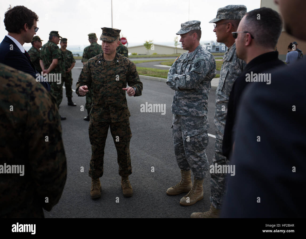 Lt. Col. Trevor Hall, commanding officer of 3rd Battalion, 8th Marine ...