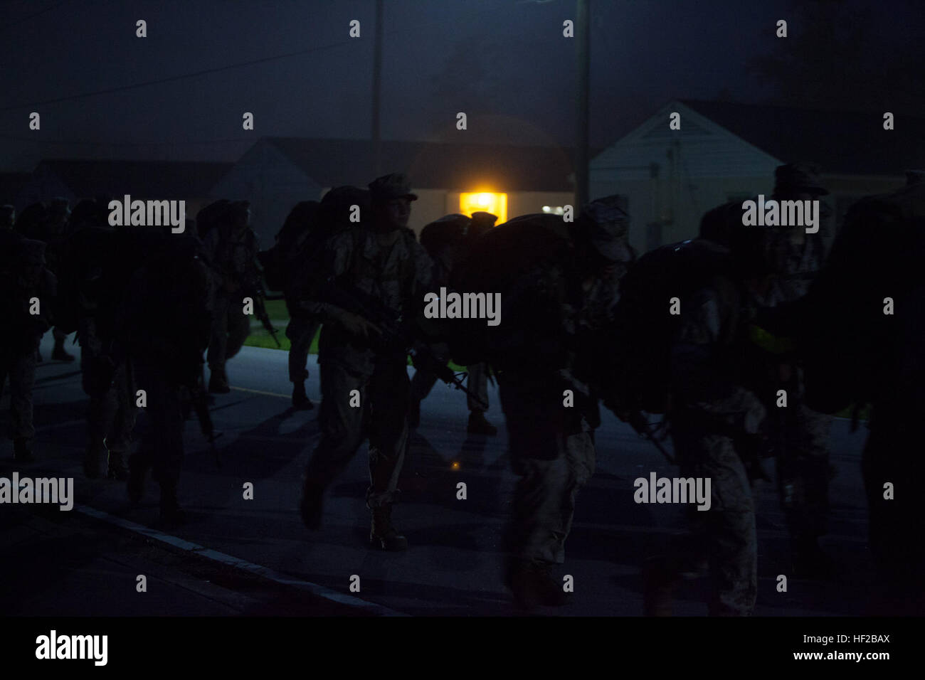 U.S. Marines with Alpha Company (Alpha Co.), Infantry Training ...