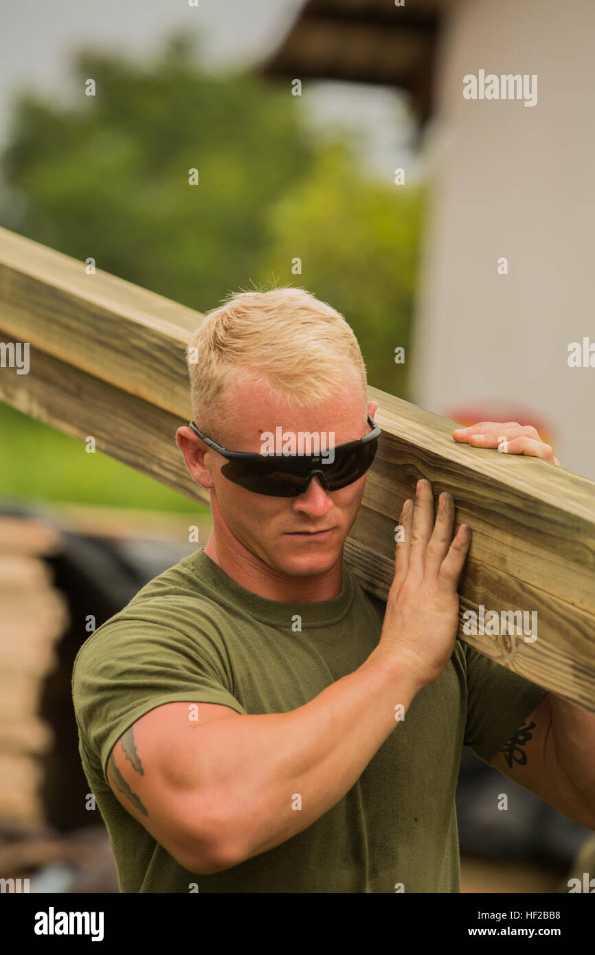 U.S. Marine Corps Cpl. Michael Merrifield, a metal worker from 8th ...