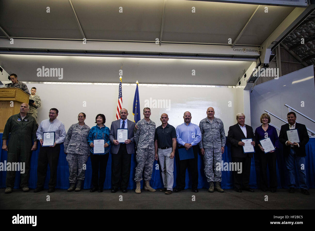 Service members from the Alaska National Guard and their civilian ...