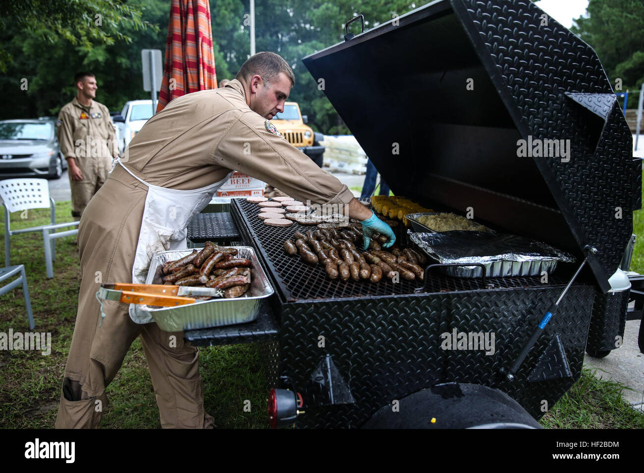 Sgt. Bryce Forth, an Aircraft Rescue and Fire Fighting Marine and ...