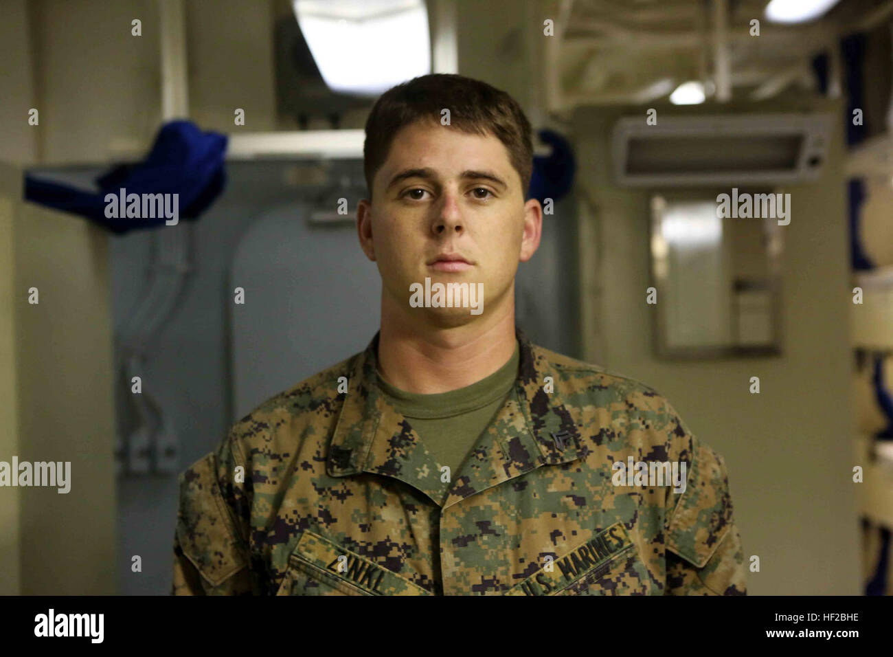 Corporal Forrest Zinkl, a motor transport mechanic with Special Purpose ...