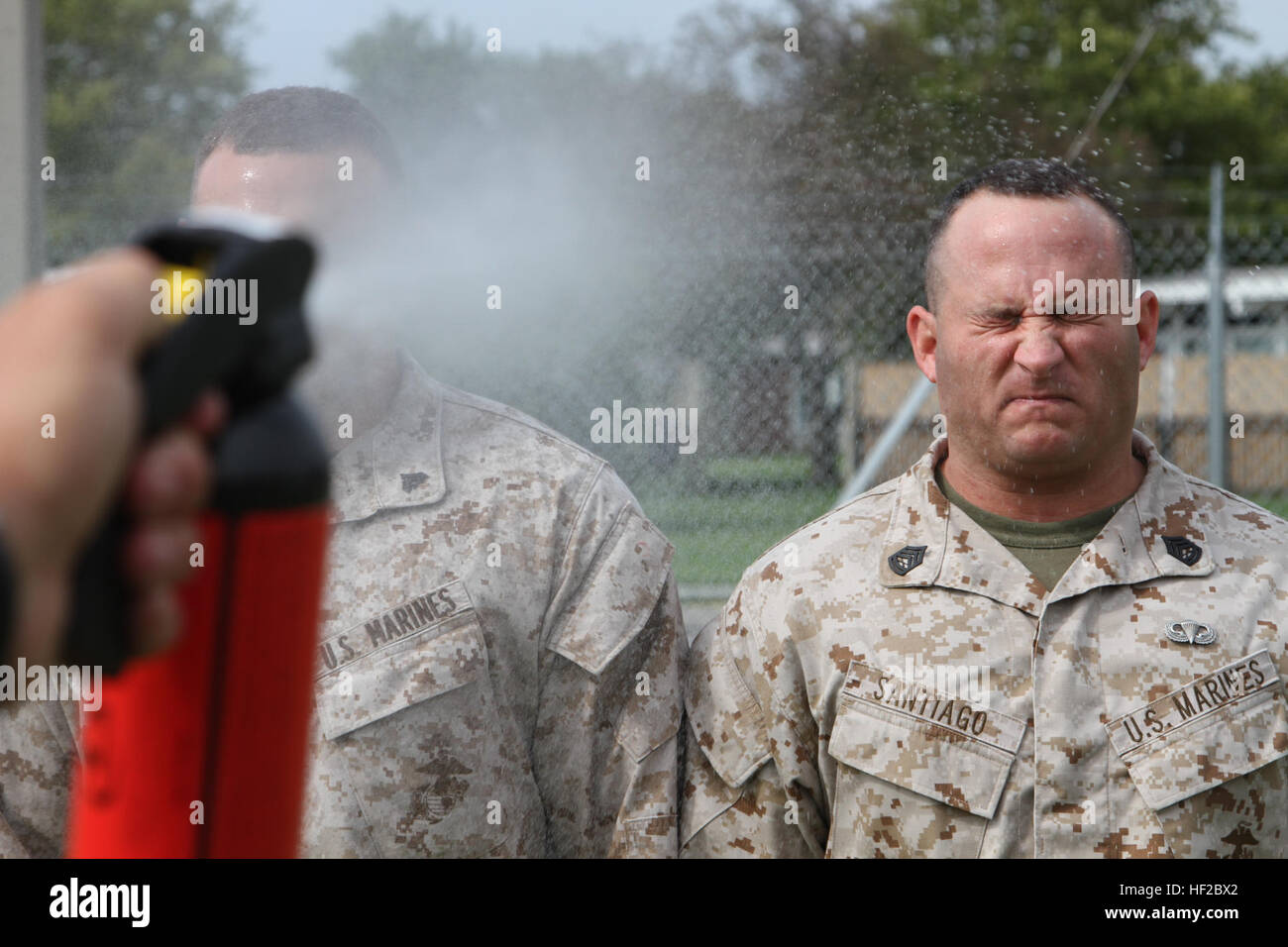 U.S. Marines with Charlie Fleet Antiterrorism Security Team Company ...