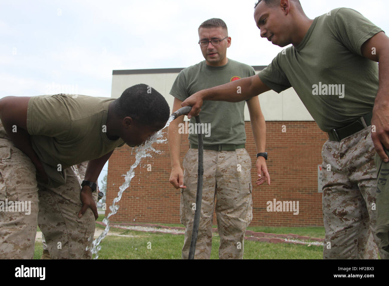 U.S. Marines with Charlie Fleet Antiterrorism Security Team Company ...