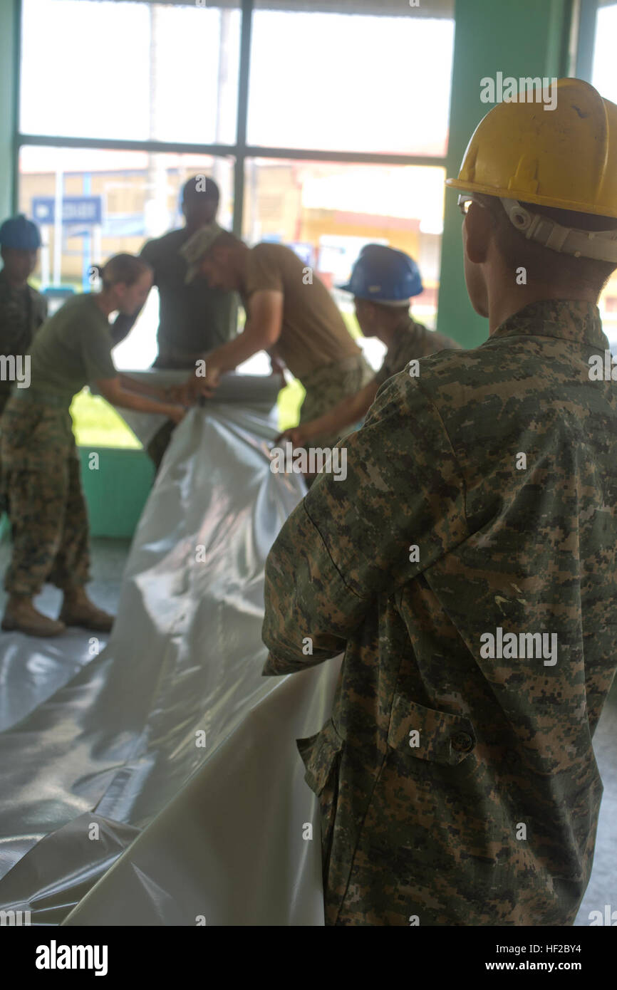 Guatemalan Brigada de Infanteria de Marina (BIM) engineer Sargento ...