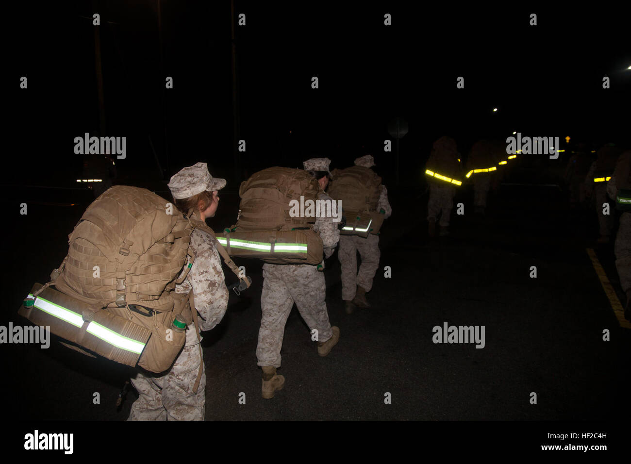 U.S. Marines with Alpha Company, Infantry Training Battalion (ITB ...