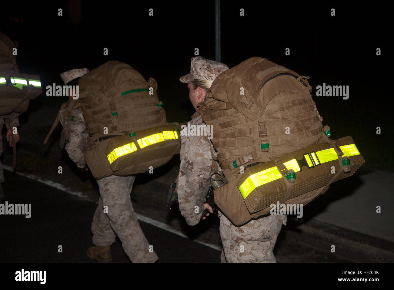 U.S. Marines with Alpha Company, Infantry Training Battalion (ITB ...