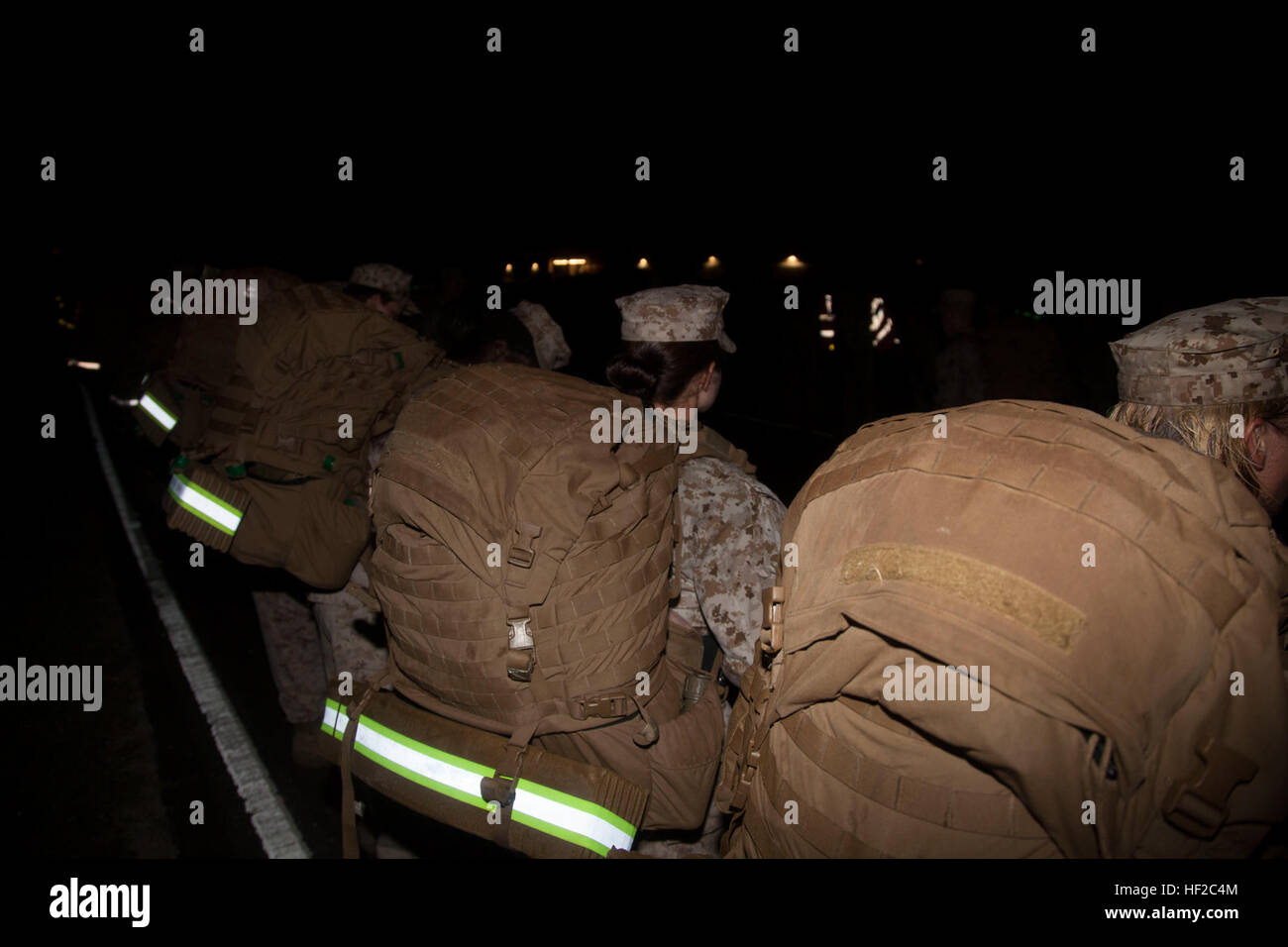 U.S. Marines with Alpha Company, Infantry Training Battalion (ITB ...