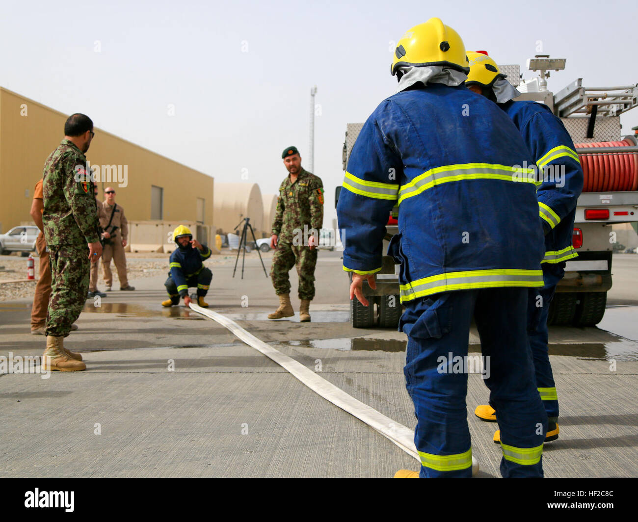 Afghan National Army soldiers with the 215th Corps, Garrison Support ...