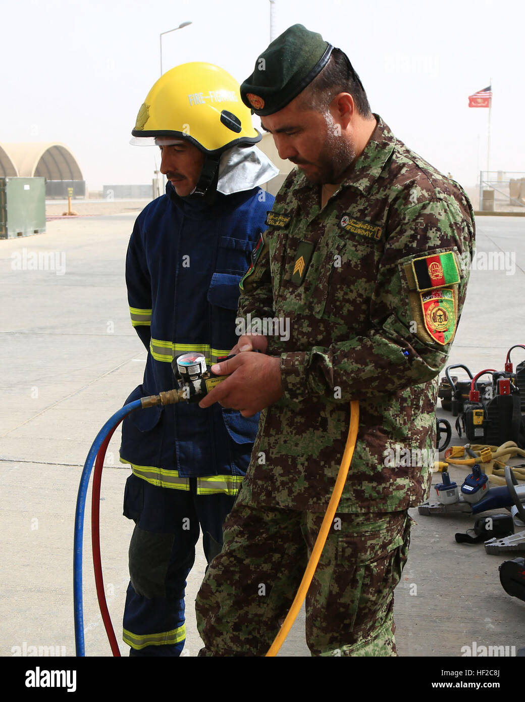 Afghan National Army (ANA) soldiers with 215th Corps, Garrison Support ...