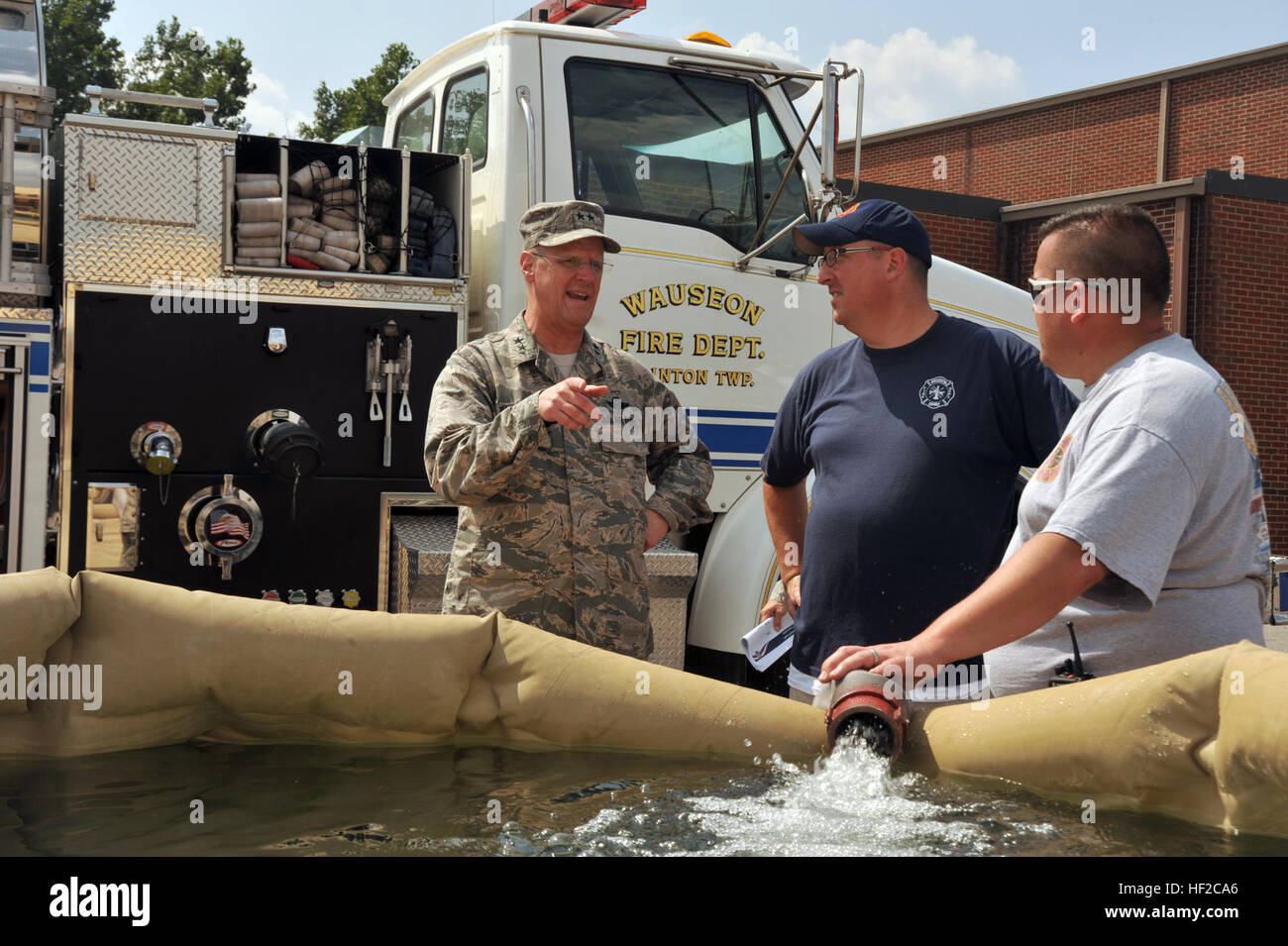 Maj. Gen. Mark Bartman, assistant adjutant general for Air, Ohio ...