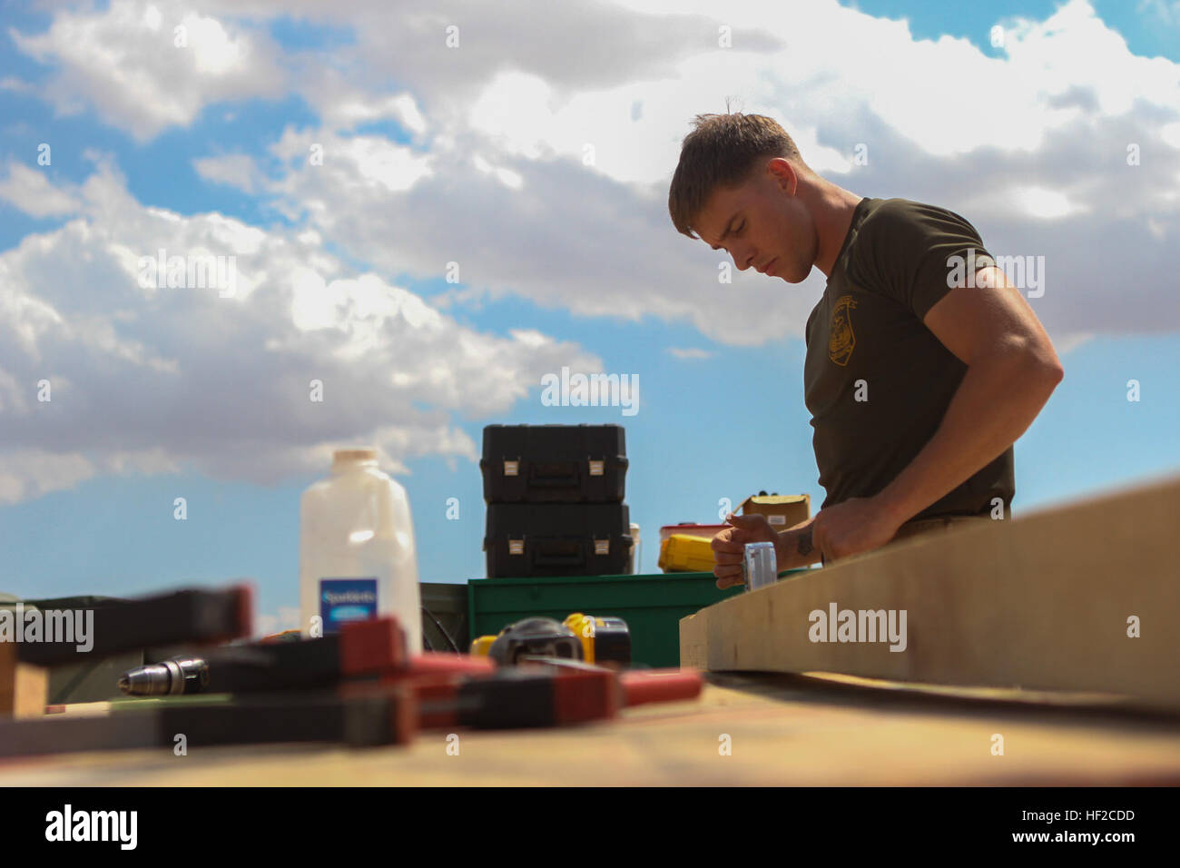 Corporal Tanner Lechner, a combat engineer with Combat Service Support ...