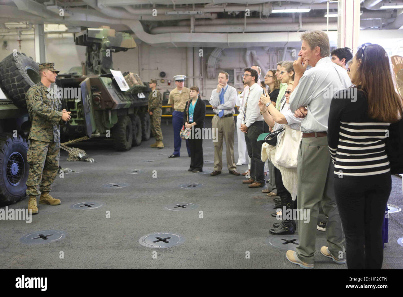 Visitors from the U.S. Consulate in Rio de Janeiro, Brazil gather ...