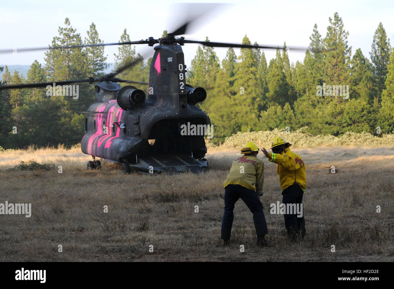 Two California Department of Forestry and Fire Protection firefighters ...