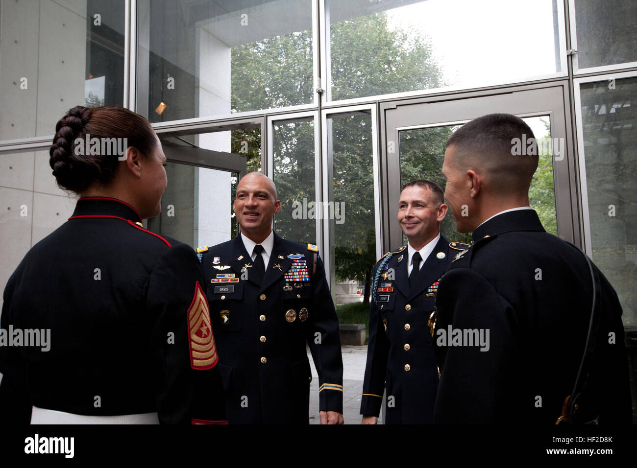 The Sergeant Major of Marine Barracks Washington, Sgt. Maj. Angela ...