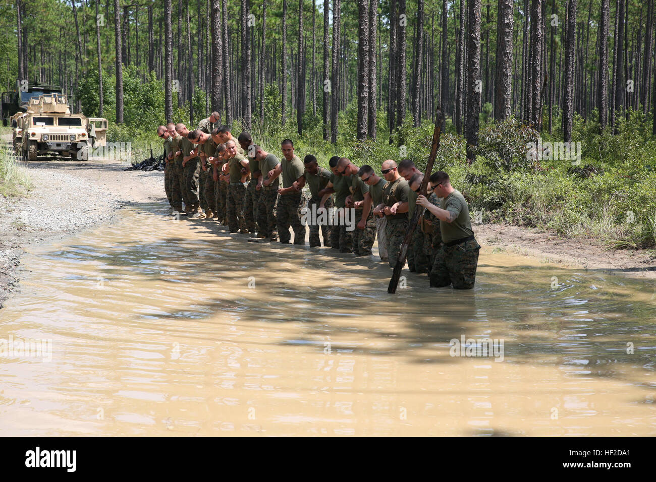 Marines with Motor Transportation Services Company, Combat Logistics ...