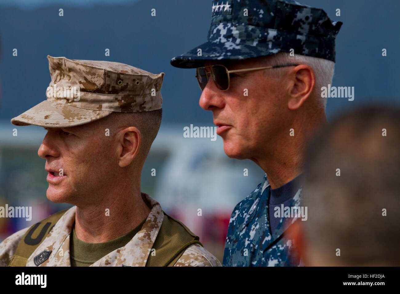 Adm. Samuel J. Locklear III, commander of U.S. Pacific Command and Sgt ...