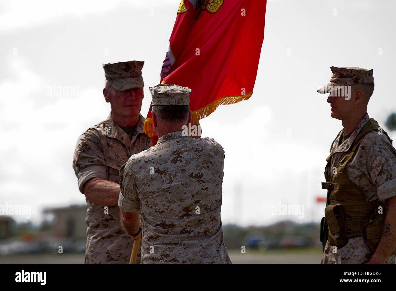U.S. Marine Corps Lt. Gen. John A. Toolan Jr. assumes command from Lt ...