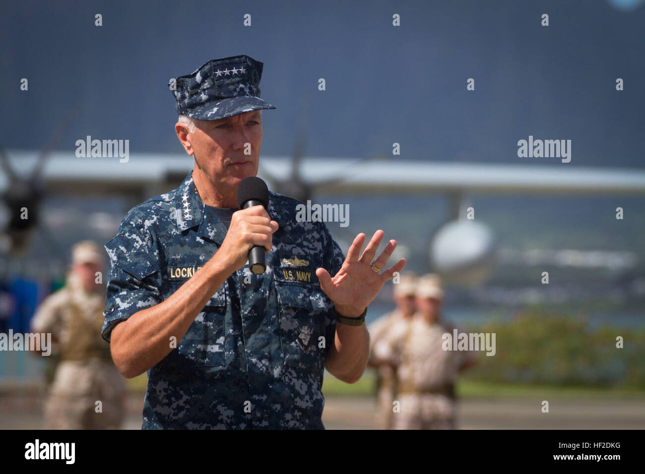Adm. Samuel J. Locklear III, commander of U.S. Pacific Command, speaks ...