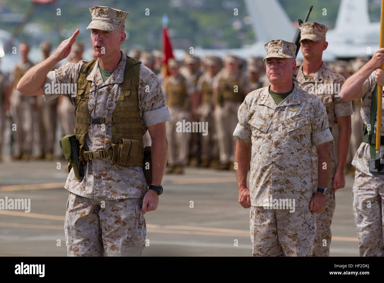 U.S. Marine Corps Lt. Gen. Terry G. Robling, former commander, U.S ...
