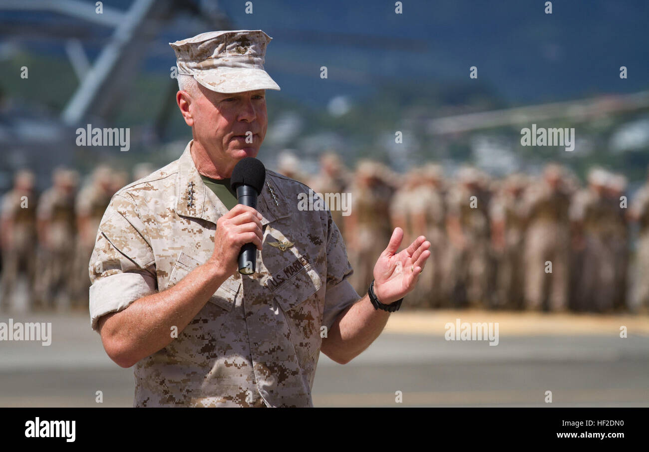 U.S. Marine Corps Gen. James F. Amos, commandant of the Marine Corps ...