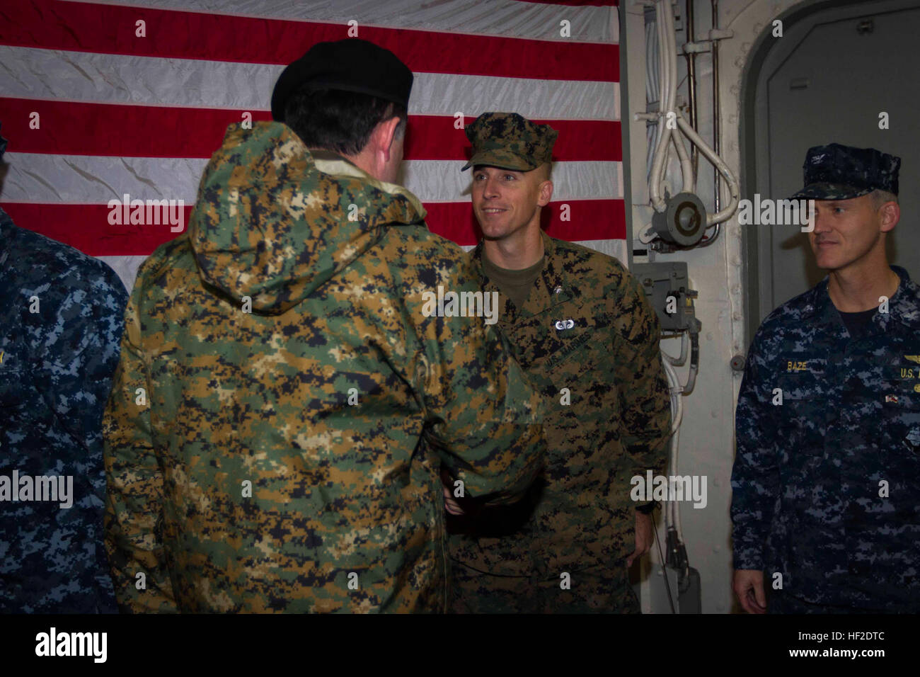 Lieutenant Col. George Hasseltine, commanding officer of Special ...