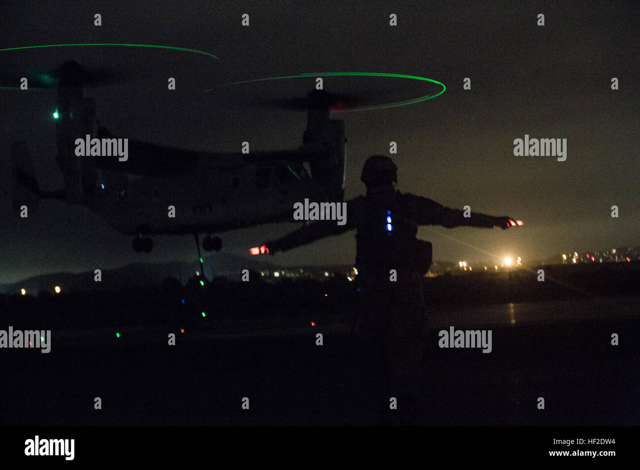 A U.S. Marine with Landing Support Company, Headquarters Regiment, 1st ...