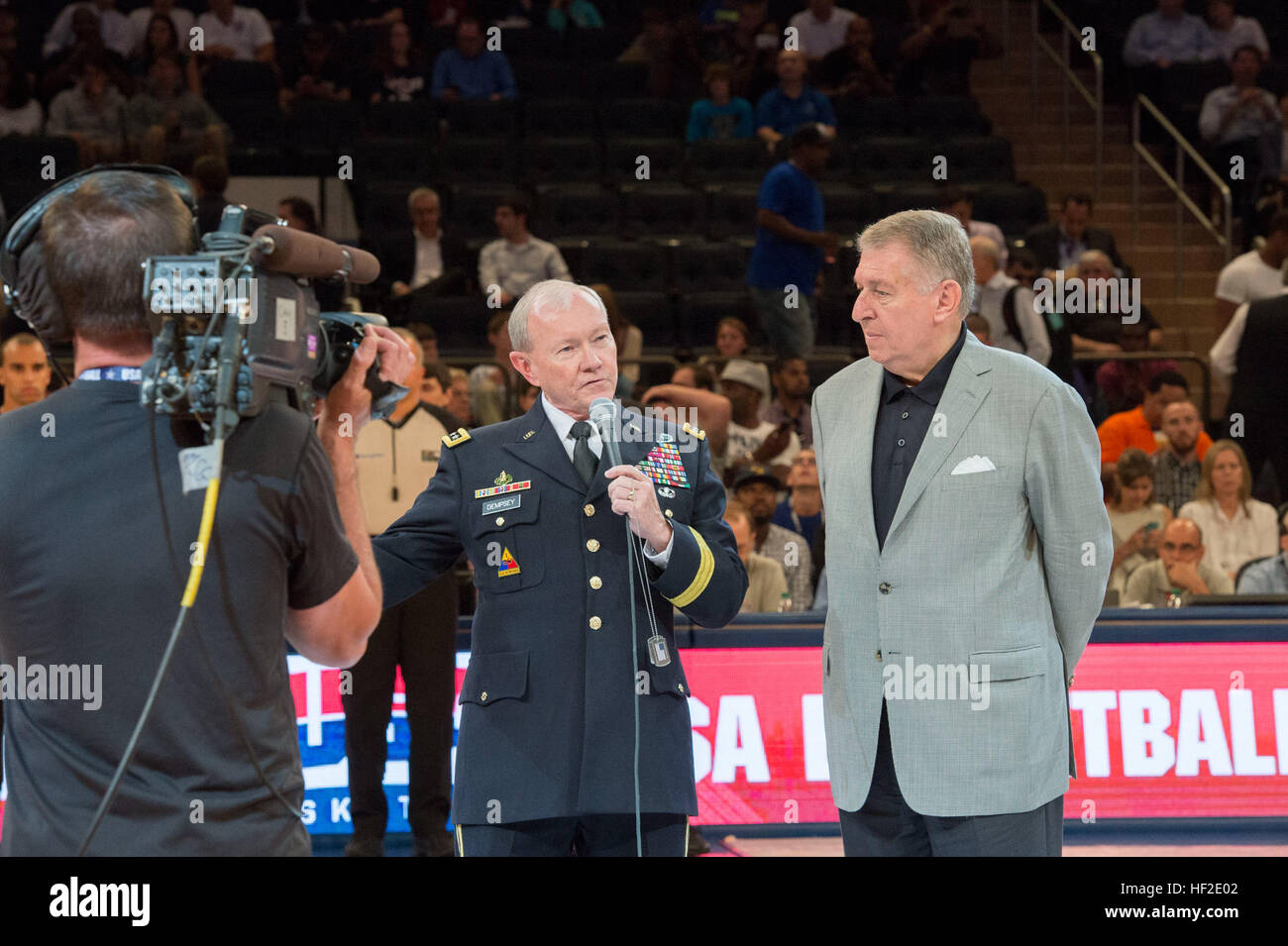 U.S. Army Gen. Martin E. Dempsey, center, the chairman of the Joint ... U.S. Army Gen. Martin E. Dempsey, center, the chairman of the Joint ...