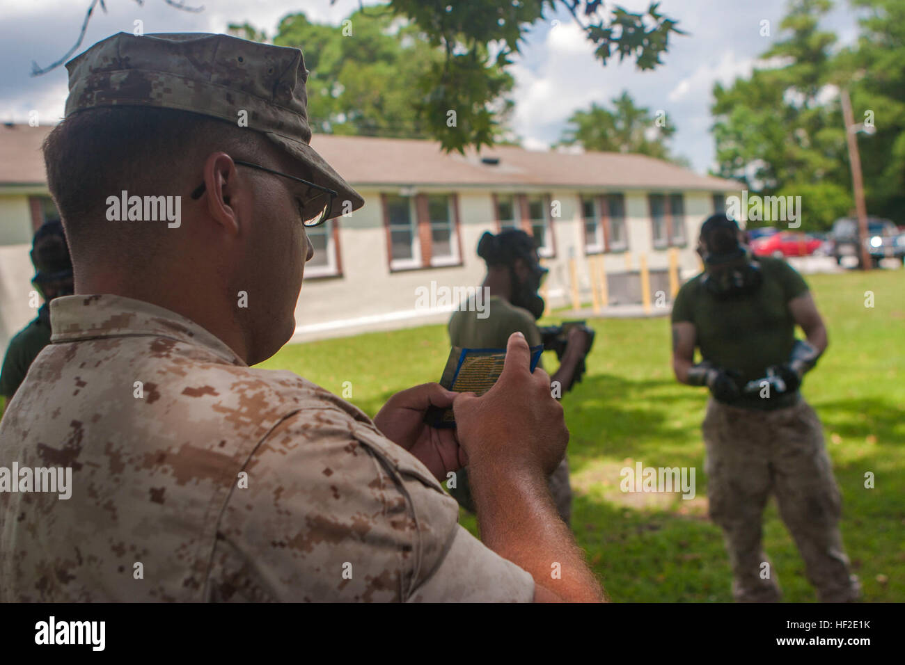 2D Marine Logistics Group Marines teach a monitor survey reconnaissance ...