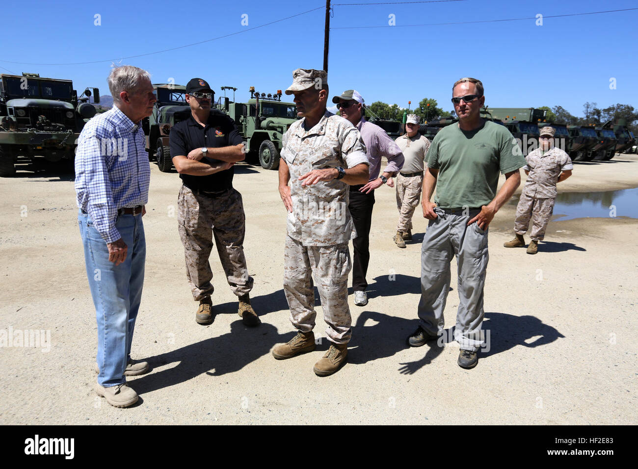 The 1st Marine Logistics Group commanding general, Maj. Gen. Vincent ...